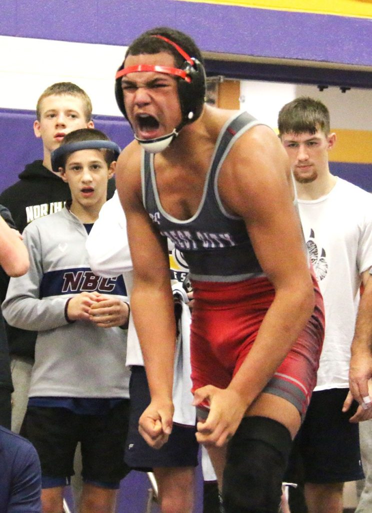 Indian wrestlers go 3-2 in duals - Winnebago County Tribune